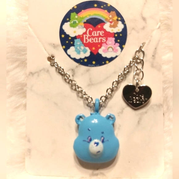 Care Bears | Jewelry | Care Bears Necklace Grumpy Bear 3d Adjustable | Poshmark